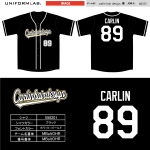 【carlin hair design 様 】野球 応援用ベースボールシャツ | uniformlab